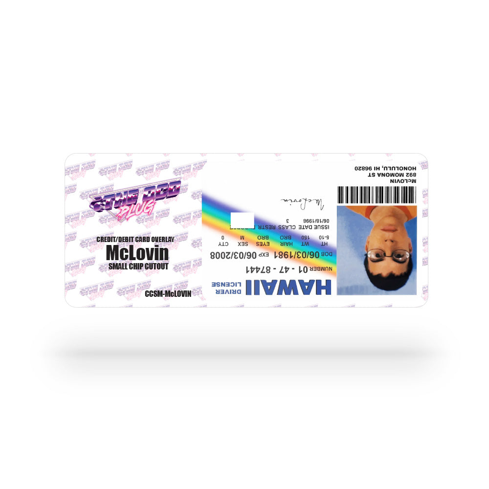 Card Skinz | McLovin Drivers License – The OCD Plug