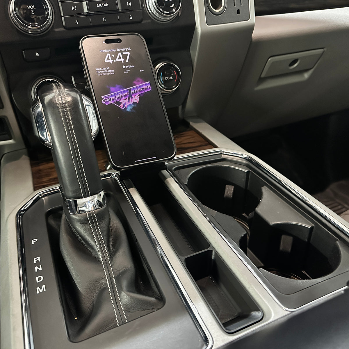 2015-2024 F150 Mag Safe Wireless Charging Center Cubby Mount (Charger ...