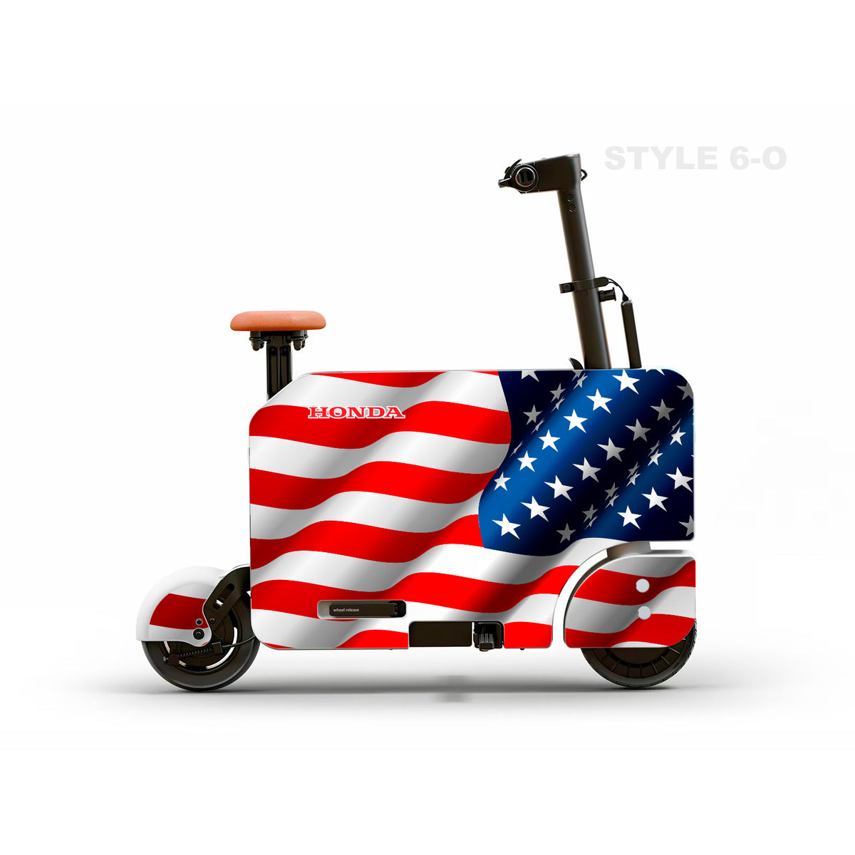 Honda Motocompacto Skin | Graphic Overlay | American Flag USA – The OCD ...