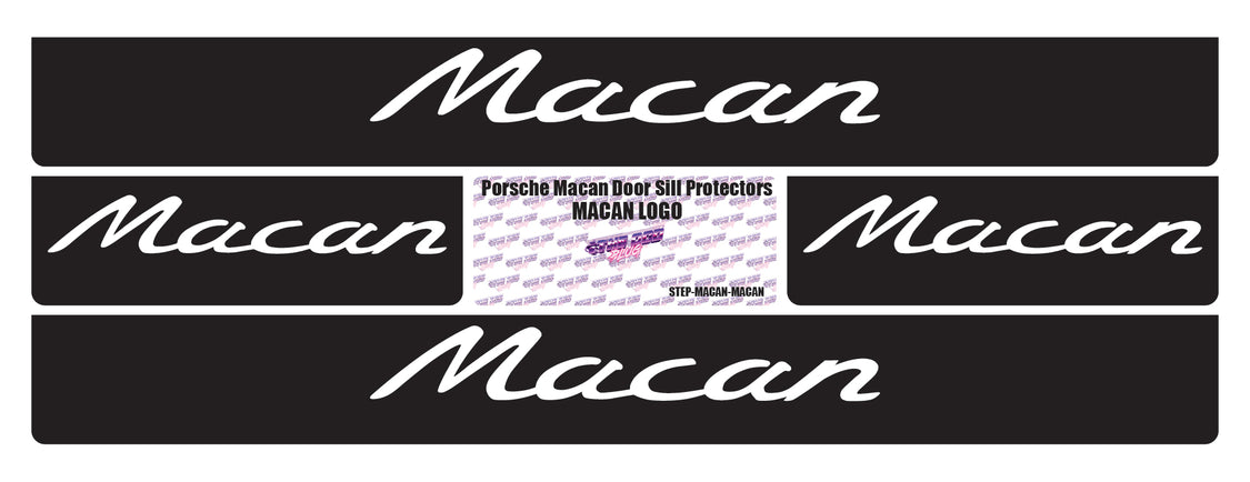 2019-2025 Porsche Macan | Door Sill Protectors | Multiple Styles | 4 P ...