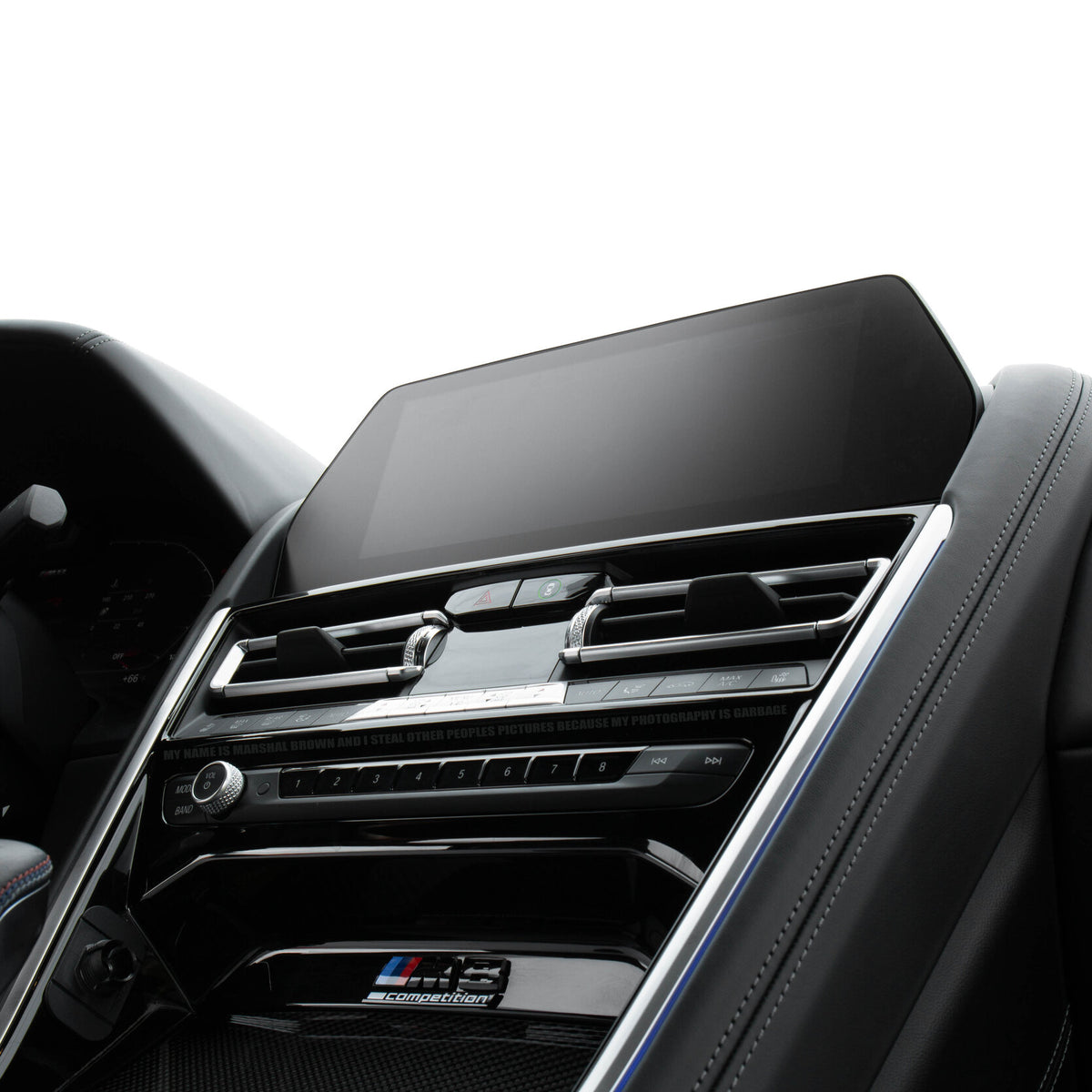 2021 BMW M8 Competition | Main Infotainment | Matte/Anti-Glare | Scree ...